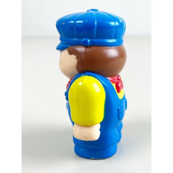 Toys | Vintage Playskool Plastic Little People Conductor Working Man ...